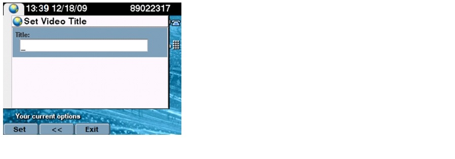 Recording Screen - Cisco