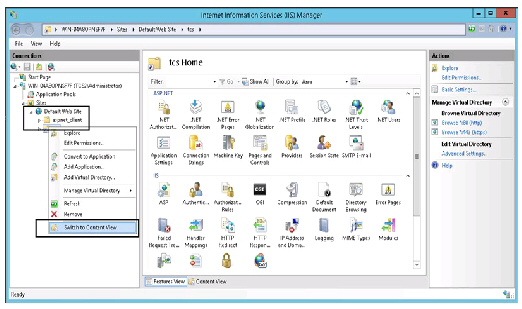 In the right pane right click on SoapServer.php and choose ‘Switch to ...