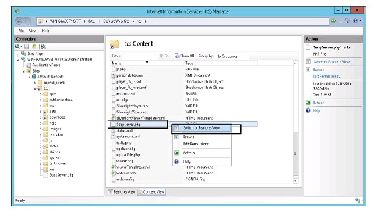 In left pane Expand ‘tcs’ directory. Click on SoapServer.php and choose ...