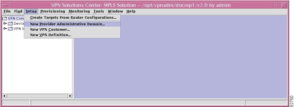 VPN Console: Setup Menu - Cisco