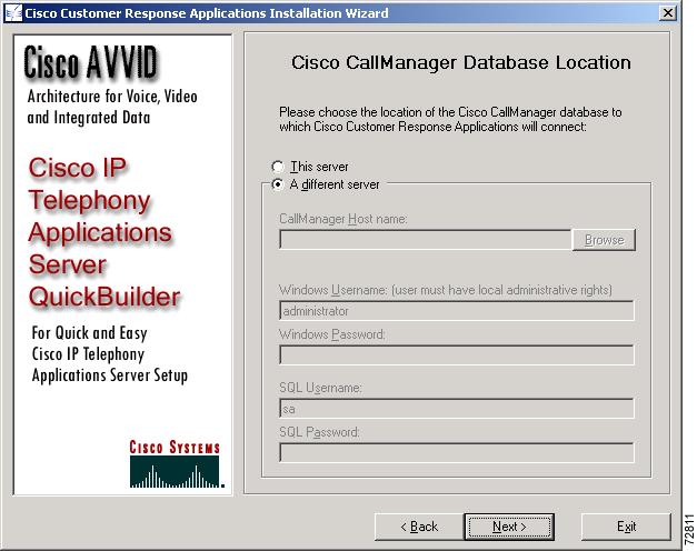 Cisco Customer Response Applications スタートアップ ガイド - 代替サーバ コンフィギュレー ション ...