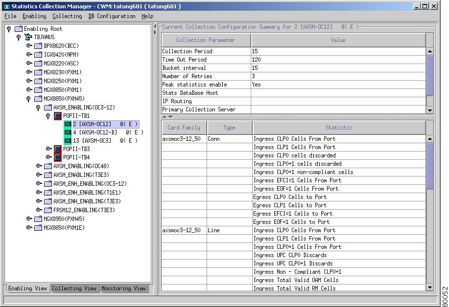 Statistics Collection Manager - Cisco