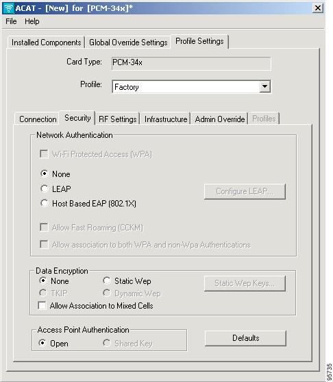 Cisco Aironet Configuration Administration Tool (ACAT), 1.2 ...