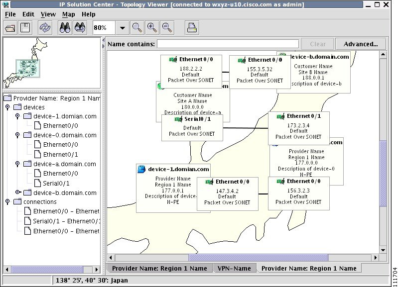 Cisco Prime Fulfillment User Guide 62 Using The Topology Tool Cisco Prime Provisioning Cisco