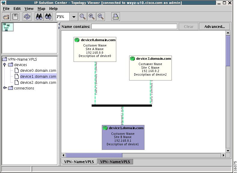 Cisco Prime Fulfillment User Guide 62 Using The Topology Tool Cisco Prime Provisioning Cisco