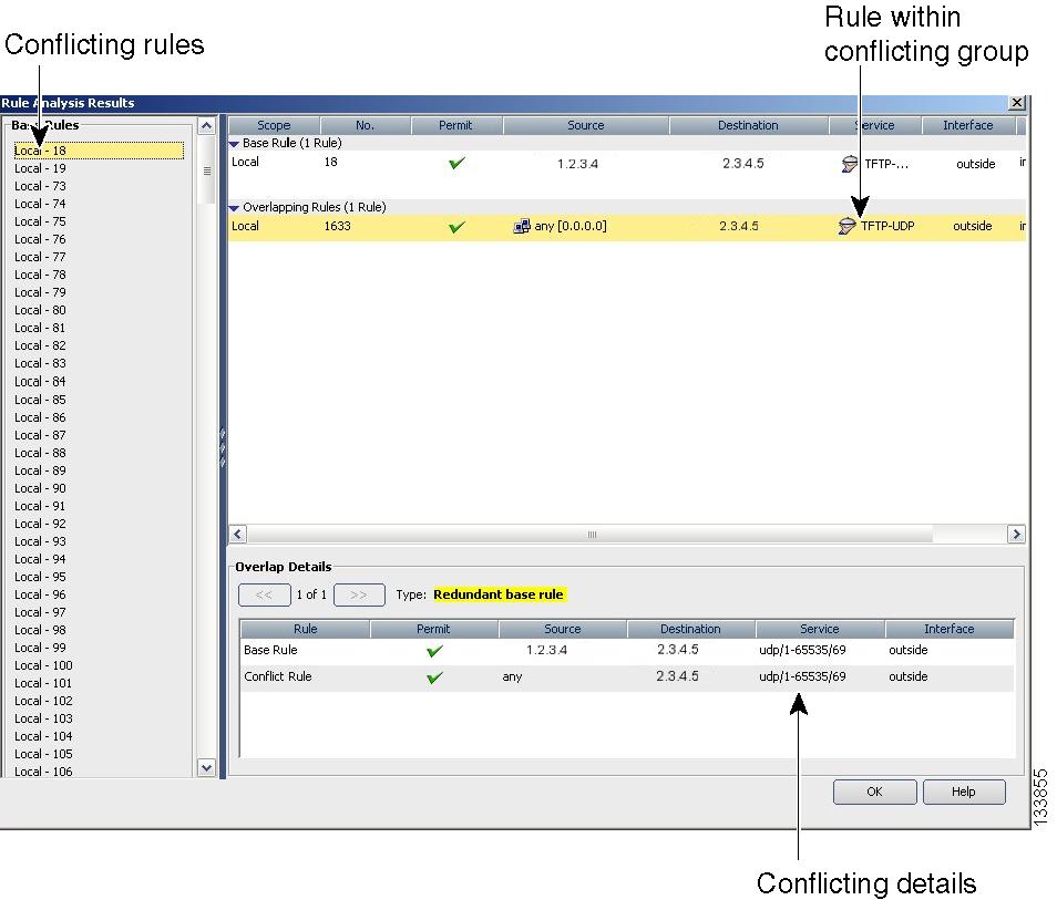 Using Sections to Organize Rules Tables