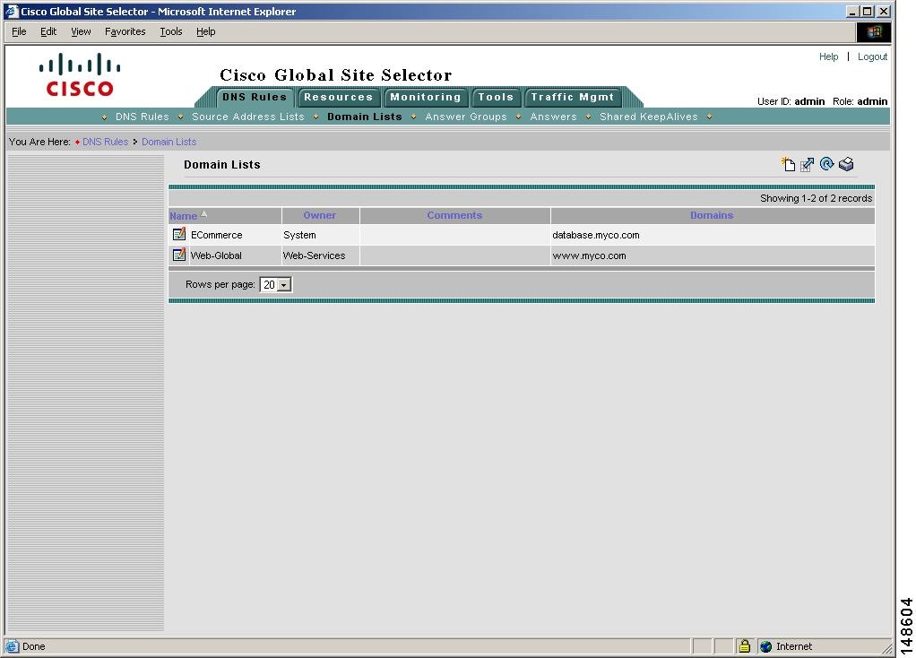 Cisco Gss Gui Based Global Server Load Balancing Configuration Guide Software Version 30 