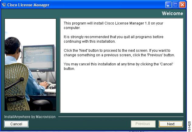 Installing Cisco License Manager - Cisco