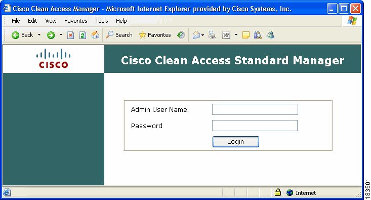 Installing the Clean Access Manager and Clean Access Server - Cisco