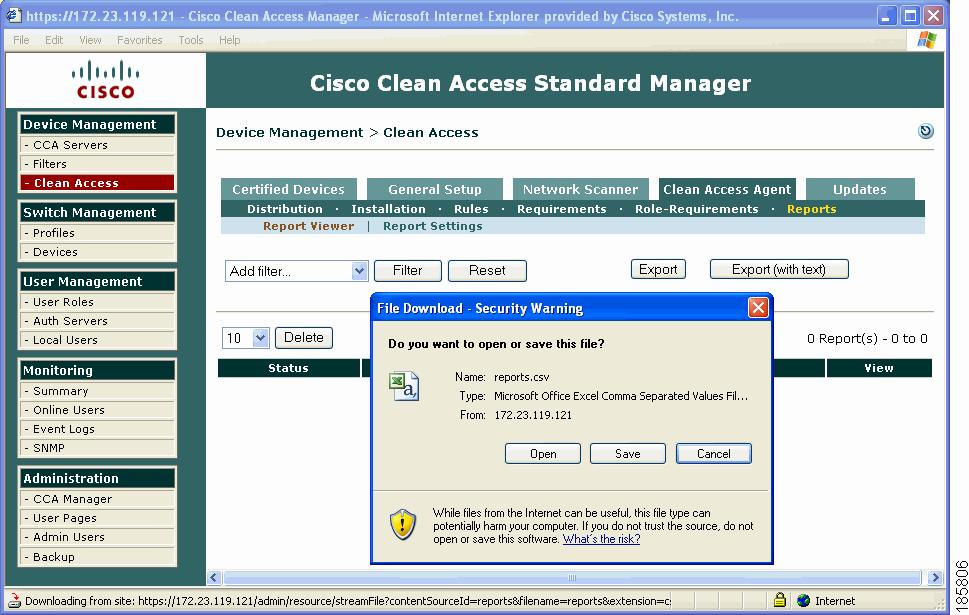 Cisco NAC Appliance - Clean Access Manager Installation and ...