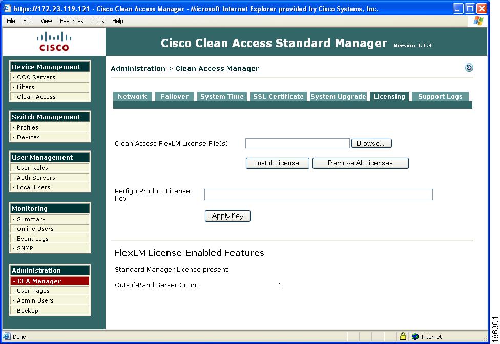 Cisco NAC Appliance - Clean Access Manager Installation and ...