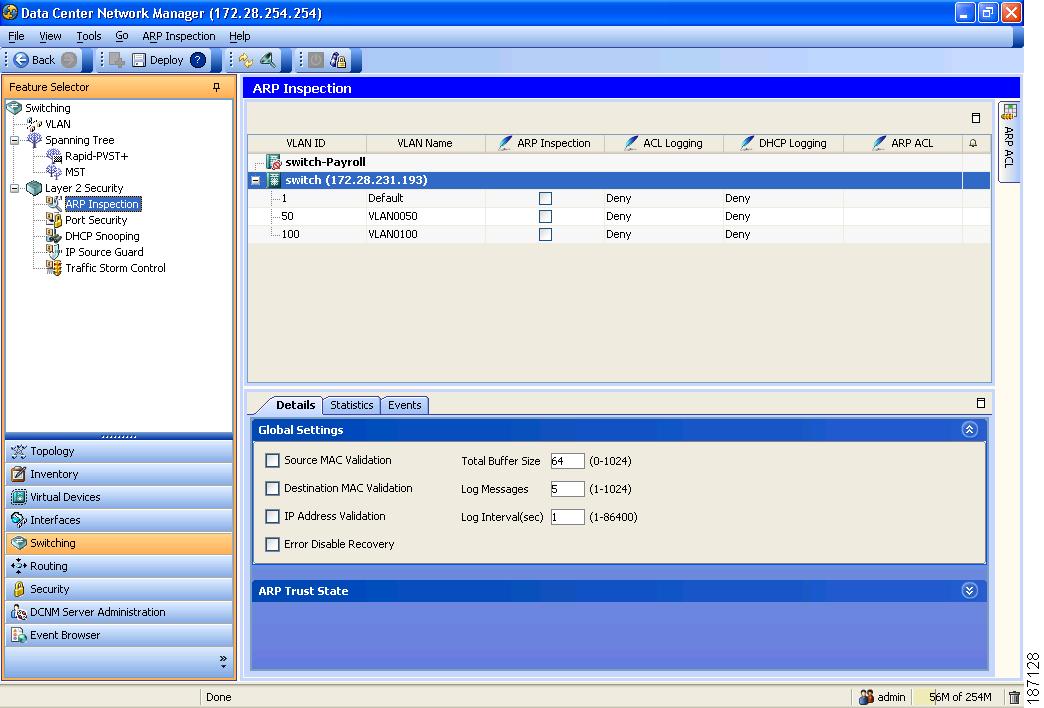 Cisco Dcnm Security Configuration Guide Release 40 Configuring Dynamic Arp Inspection