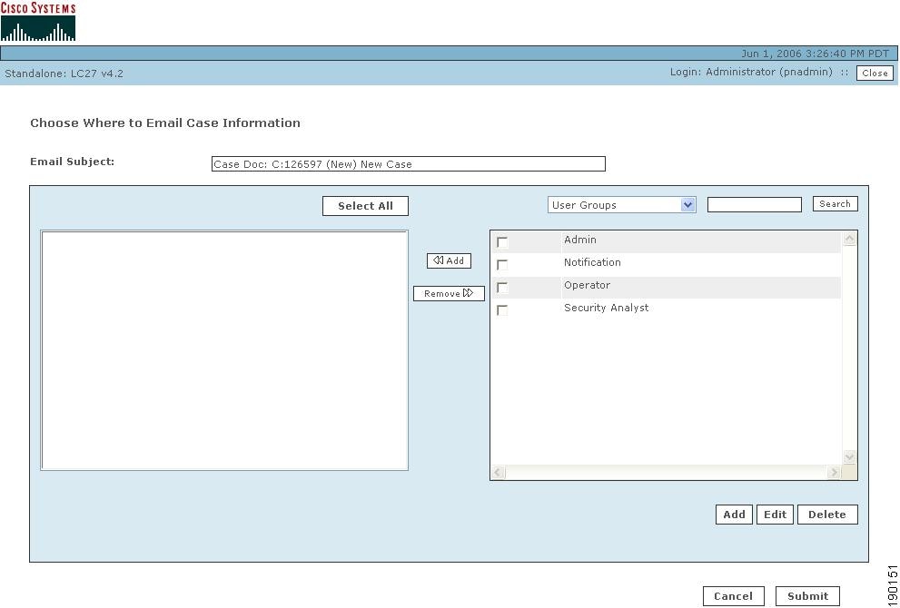 Case Management - Cisco