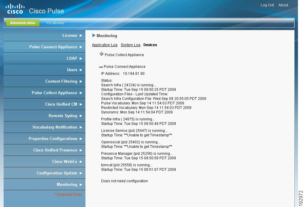 Monitoring Cisco Pulse - Cisco