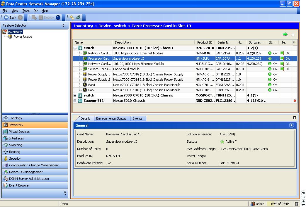 Cisco DCNM Fundamentals Configuration Guide, Release 4.2 - Working with ...