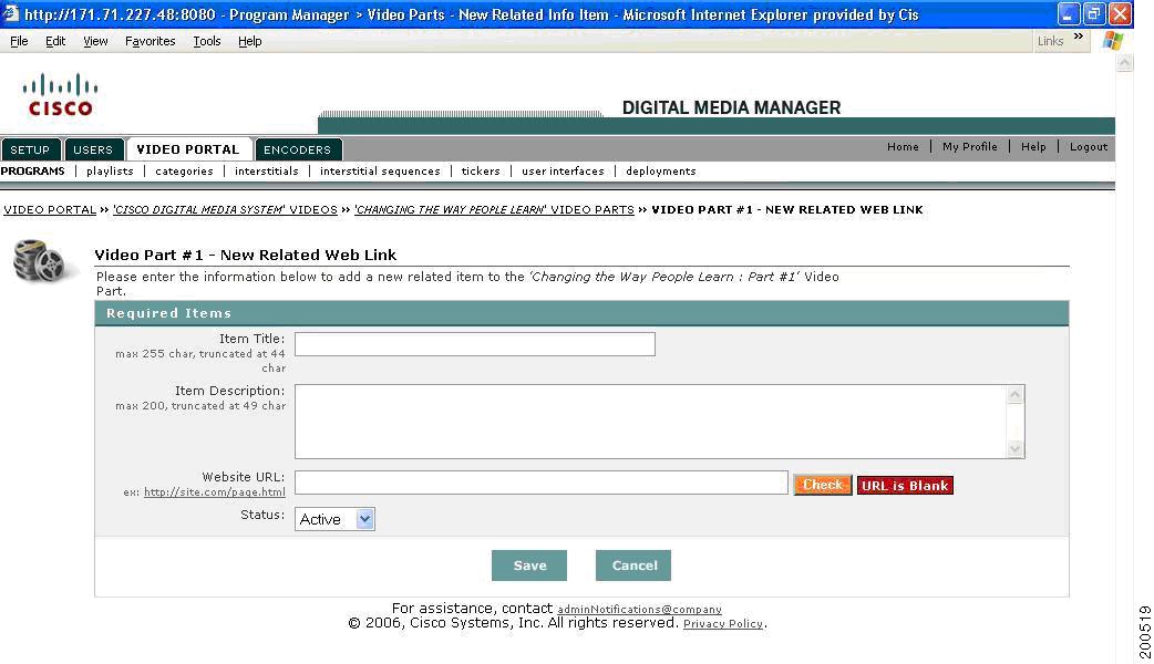 Cisco Digital Media Manager User Guide (version 3.5) - Create Content ...