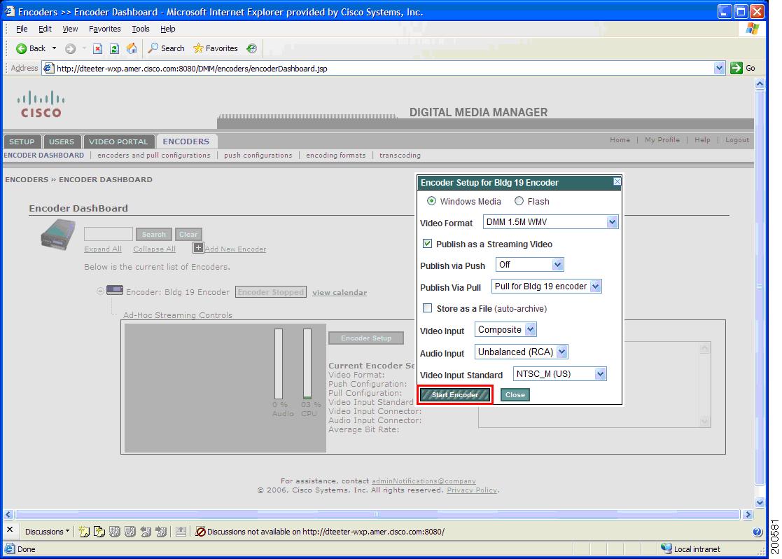 Cisco Digital Media Manager User Guide (version 3.5) - Setting Up the ...