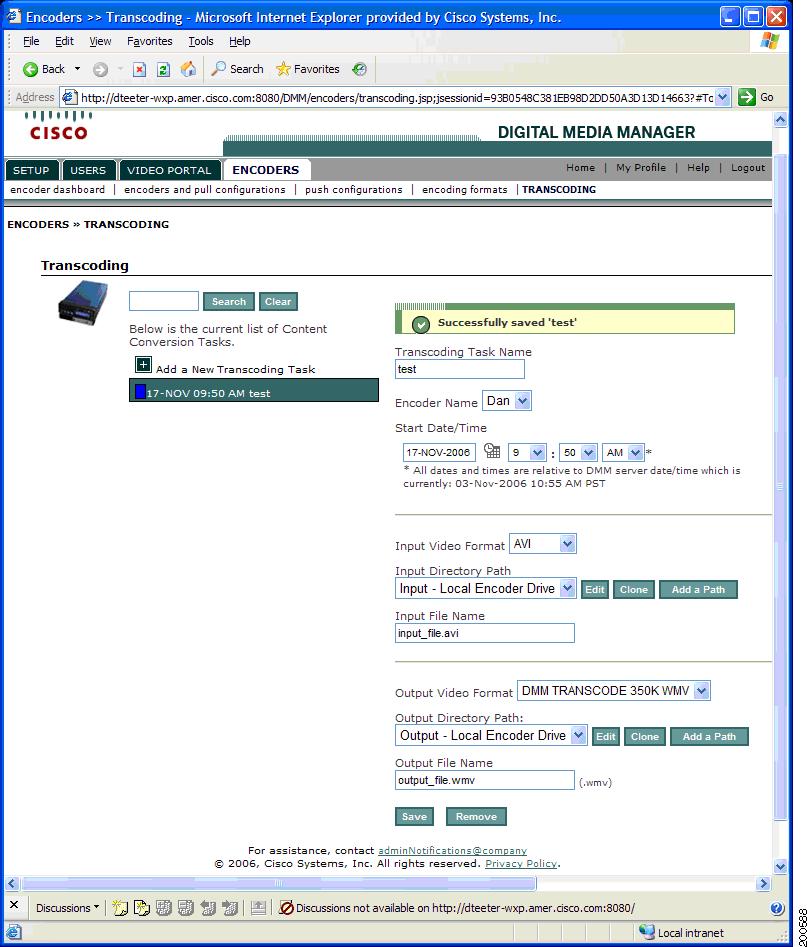 Cisco Digital Media Manager User Guide (version 3.5) - Setting Up the ...