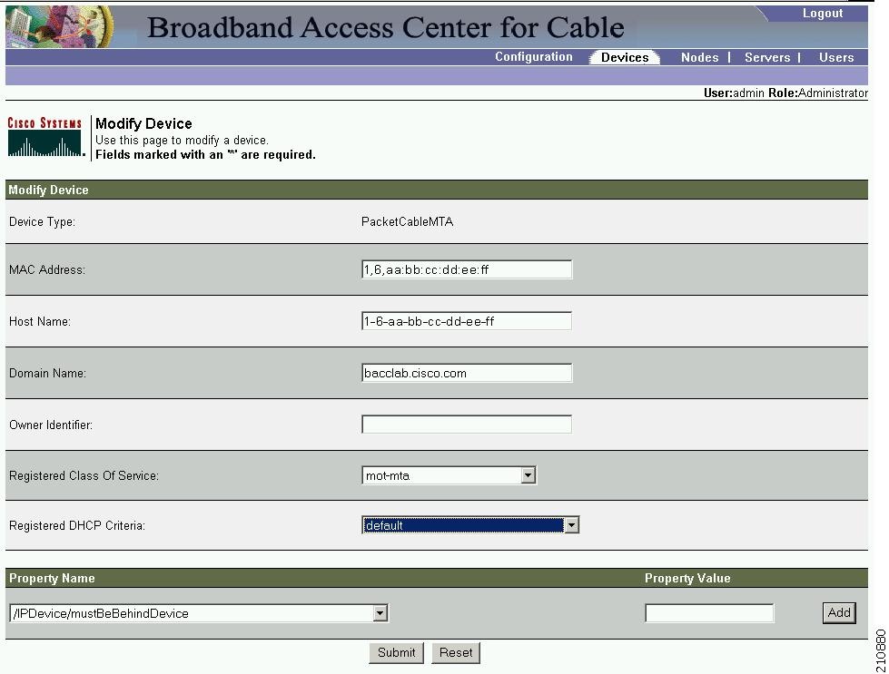 Cisco Broadband Access Center Administrator Guide, Release 2.7.1 ...