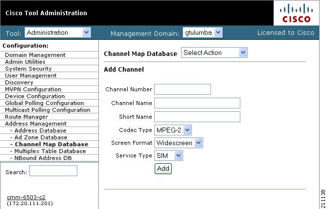 Configuring with the CMM Administration Tool - Cisco