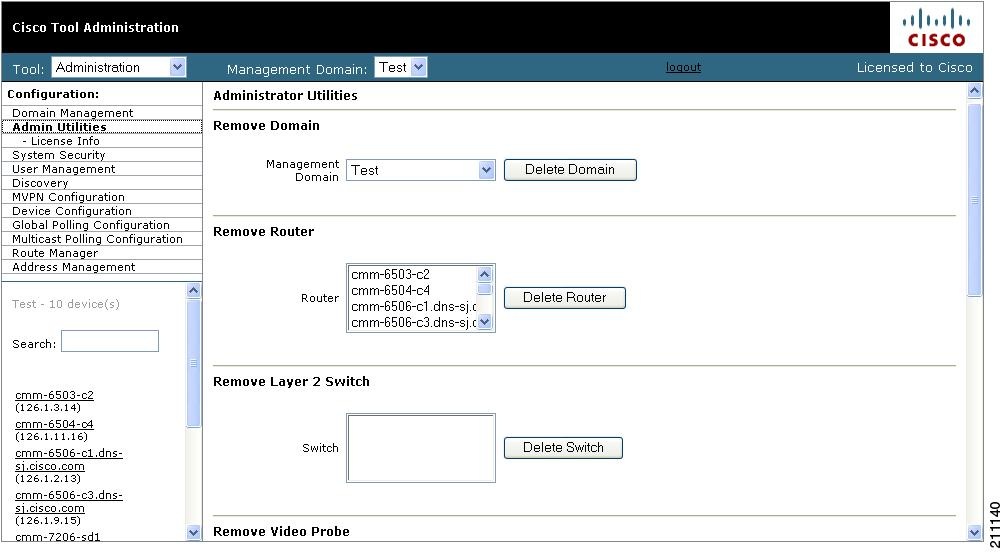 Configuring with the CMM Administration Tool - Cisco