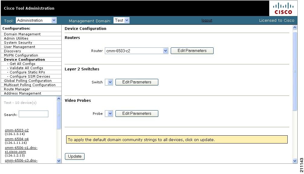 Configuring with the CMM Administration Tool - Cisco