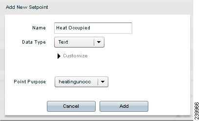 Cisco Network Building Mediator User Guide - Global Setpoints [Support] - Cisco