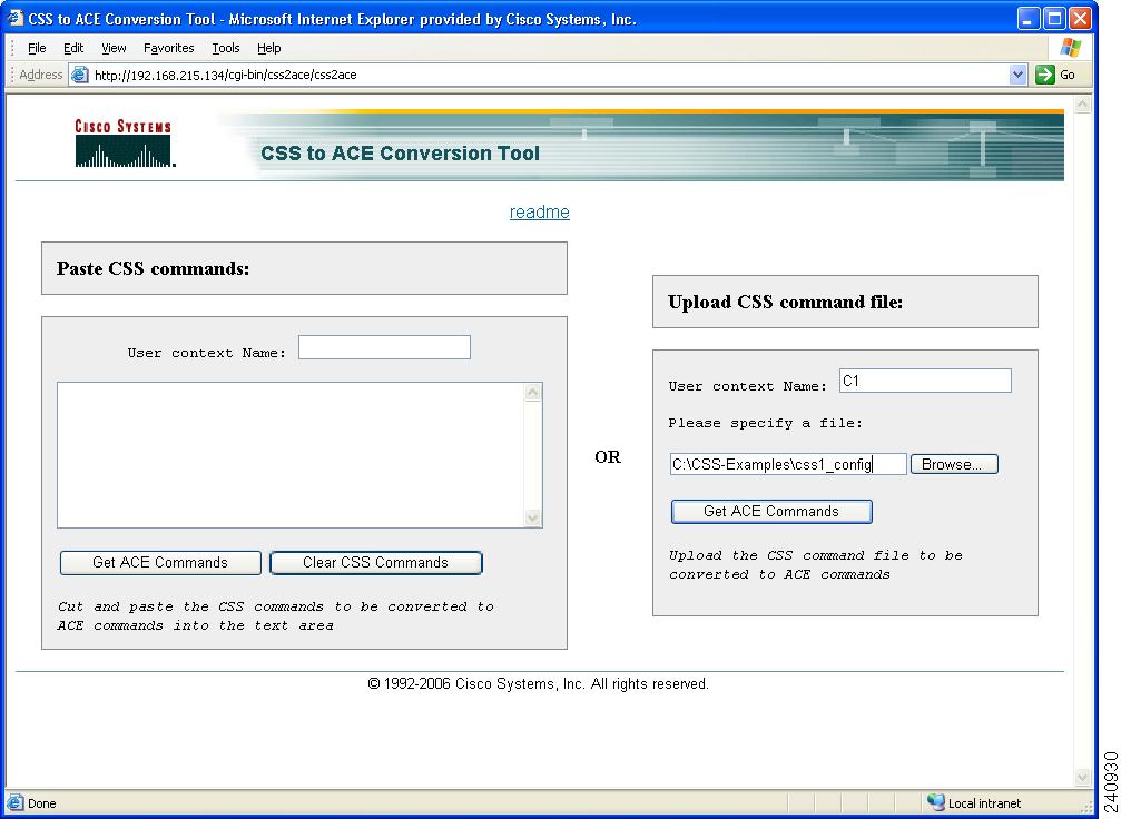 Cisco CSS-to-ACE Conversion Tool User Guide - Cisco