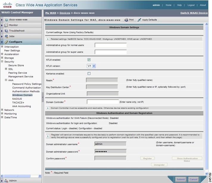 Cisco Wide Area Application Services Configuration Guide (Software ...