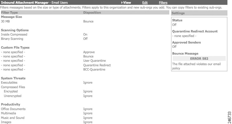 Global Inbound Account Settings and Recommendations (ORG) - Cisco