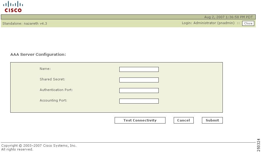 Authenticating with External AAA Servers - Cisco