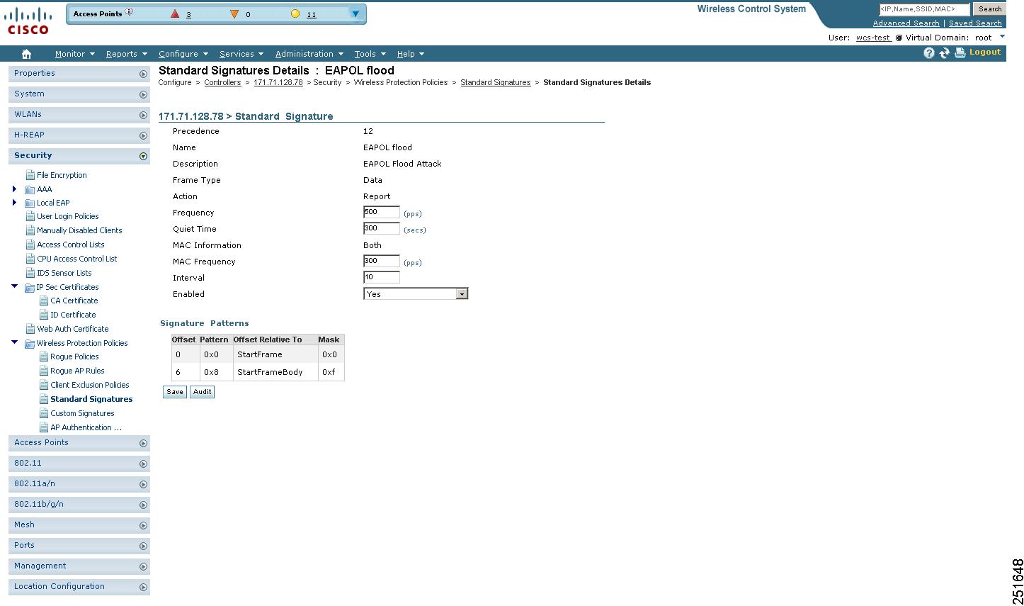 Cisco Wireless Control System Configuration Guide, Release 7.0 - Chapter 3: Configuring Security ...