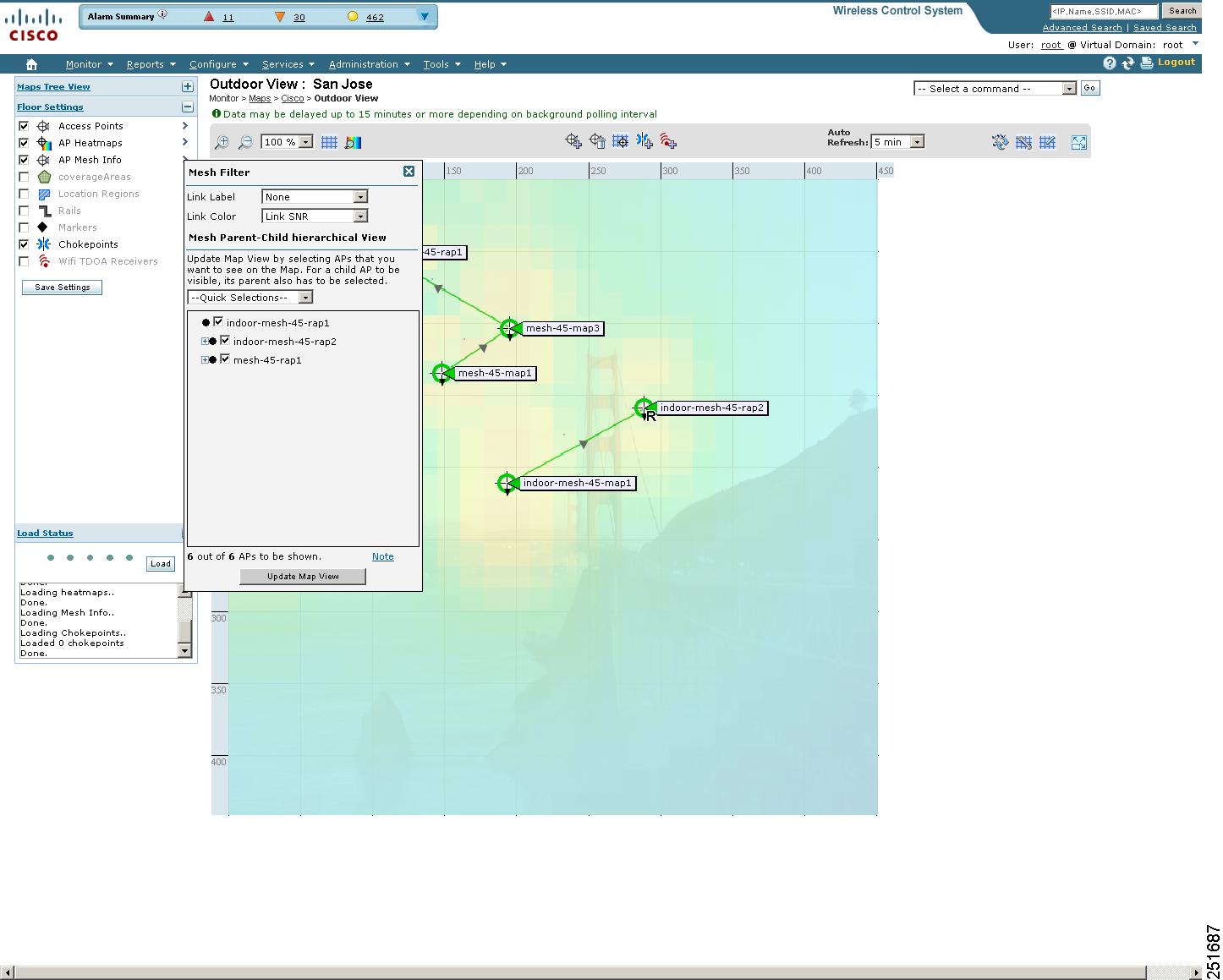 Cisco Wireless Control System Configuration Guide, Release 7.0 - Chapter 6: Monitoring Wireless ...