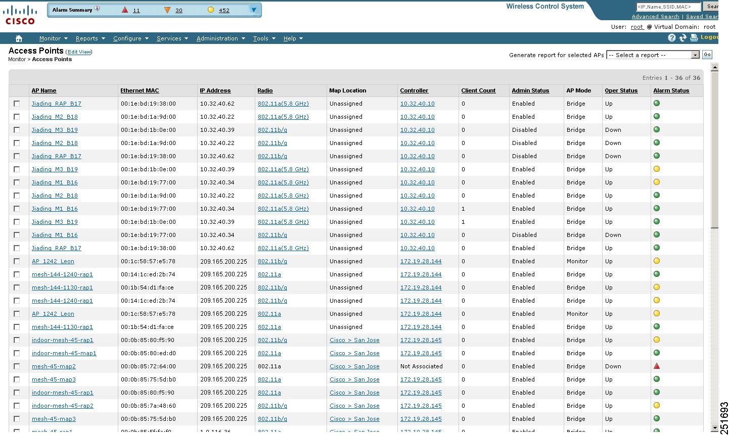 Cisco Wireless Control System Configuration Guide Release 70