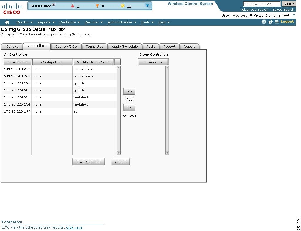 Cisco Wireless Control System Configuration Guide Release 70