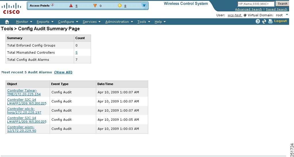 Cisco Wireless Control System Configuration Guide Release 70