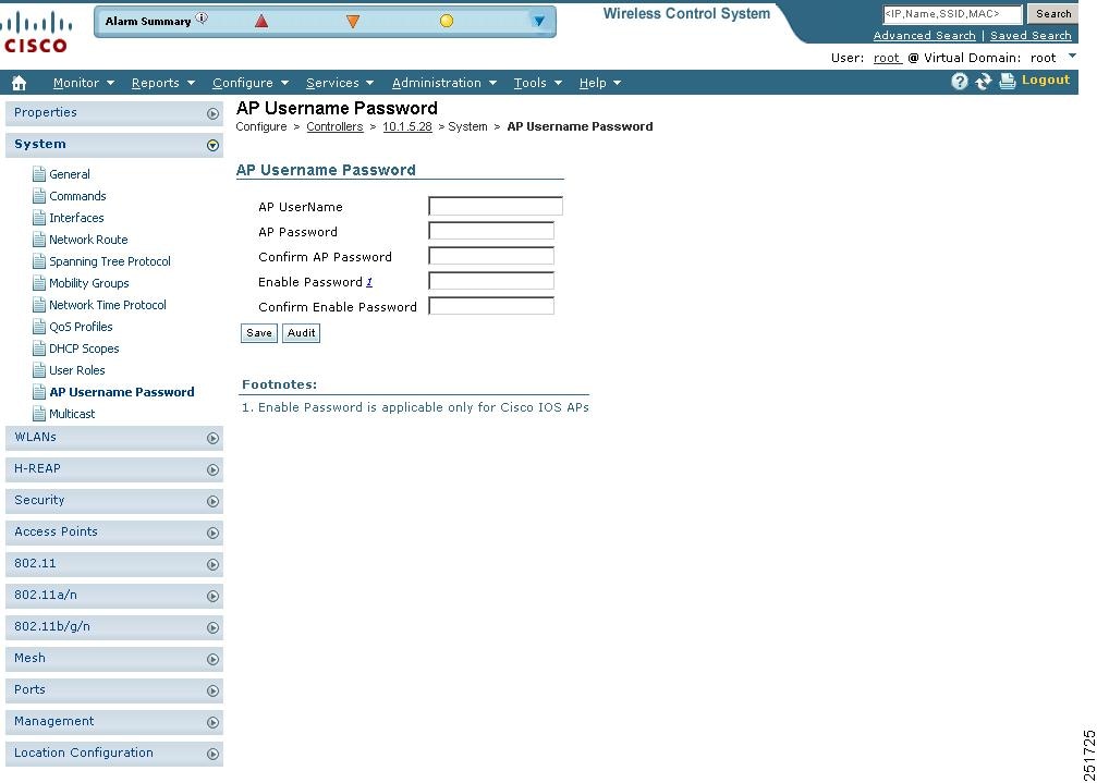 cisco switch default enable password