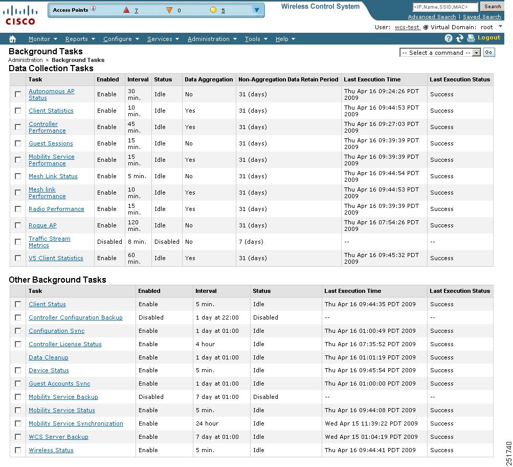 Cisco Wireless Control System Configuration Guide Release 70