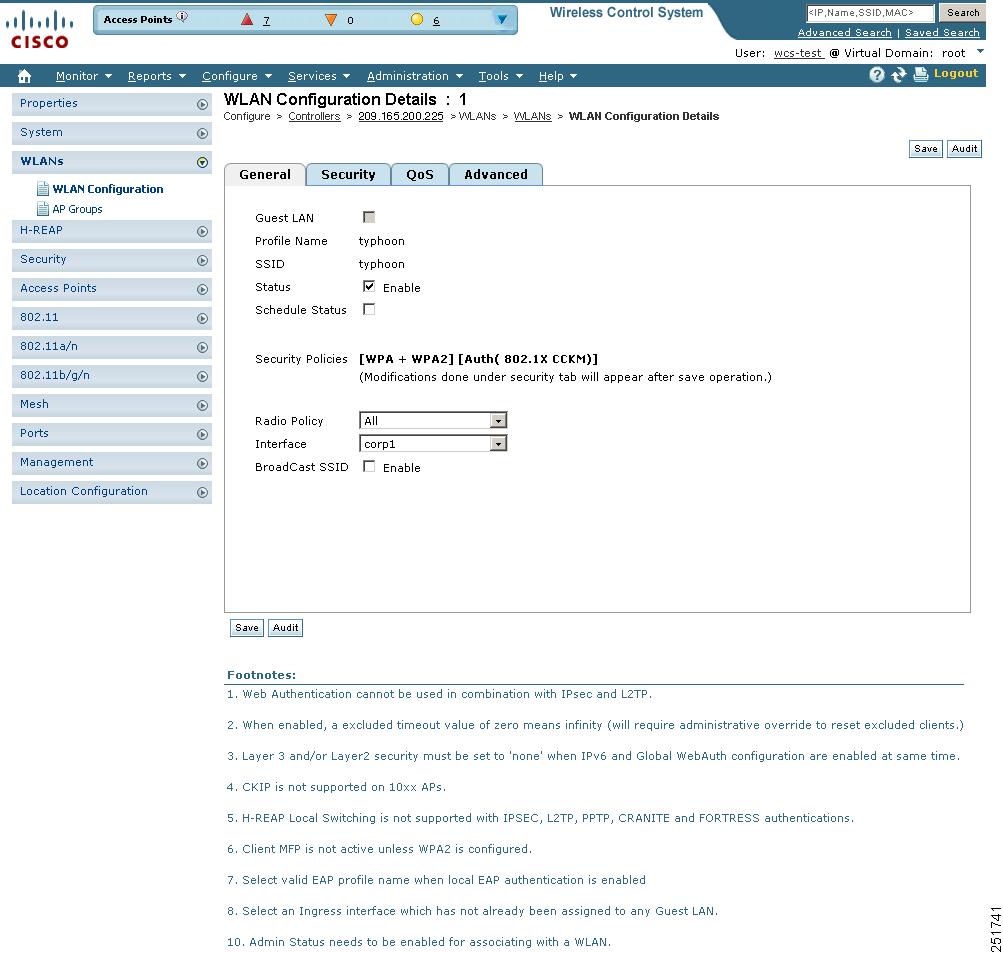 Cisco Wireless Control System Configuration Guide Release 70