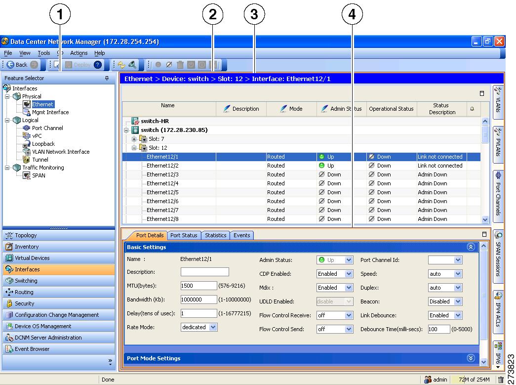 Cisco Dcnm Fundamentals Configuration Guide Release 41 Using The Dcnm Client Support Cisco