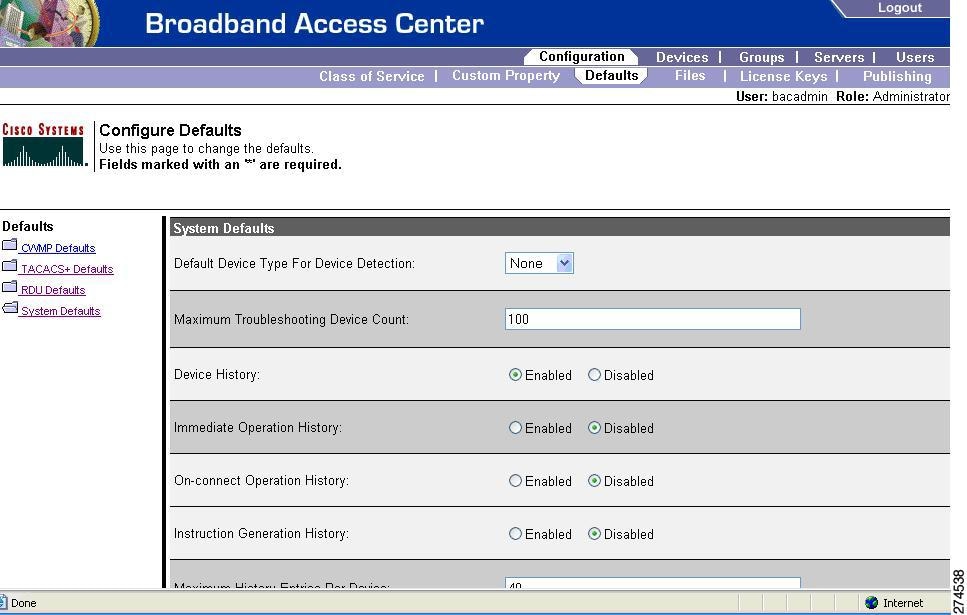 Cisco Broadband Access Center Administrator s Guide, Release 3.5 ...