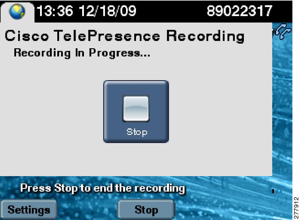 Recording Screen - Cisco