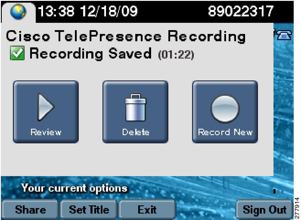 Recording Screen - Cisco