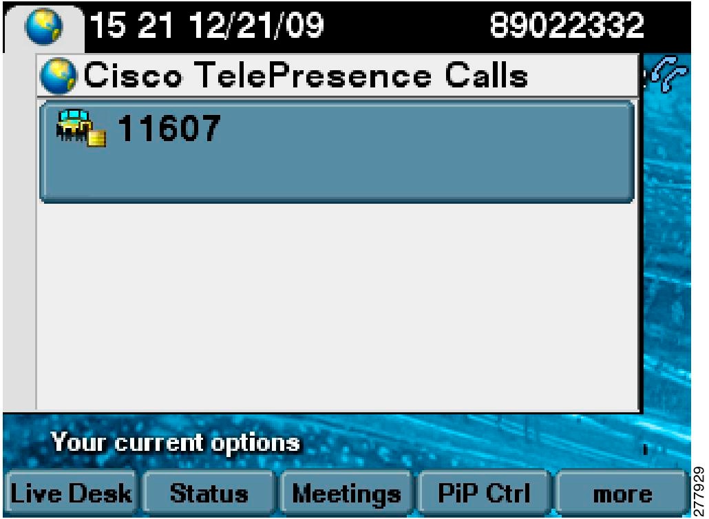 Calls Screen - Cisco
