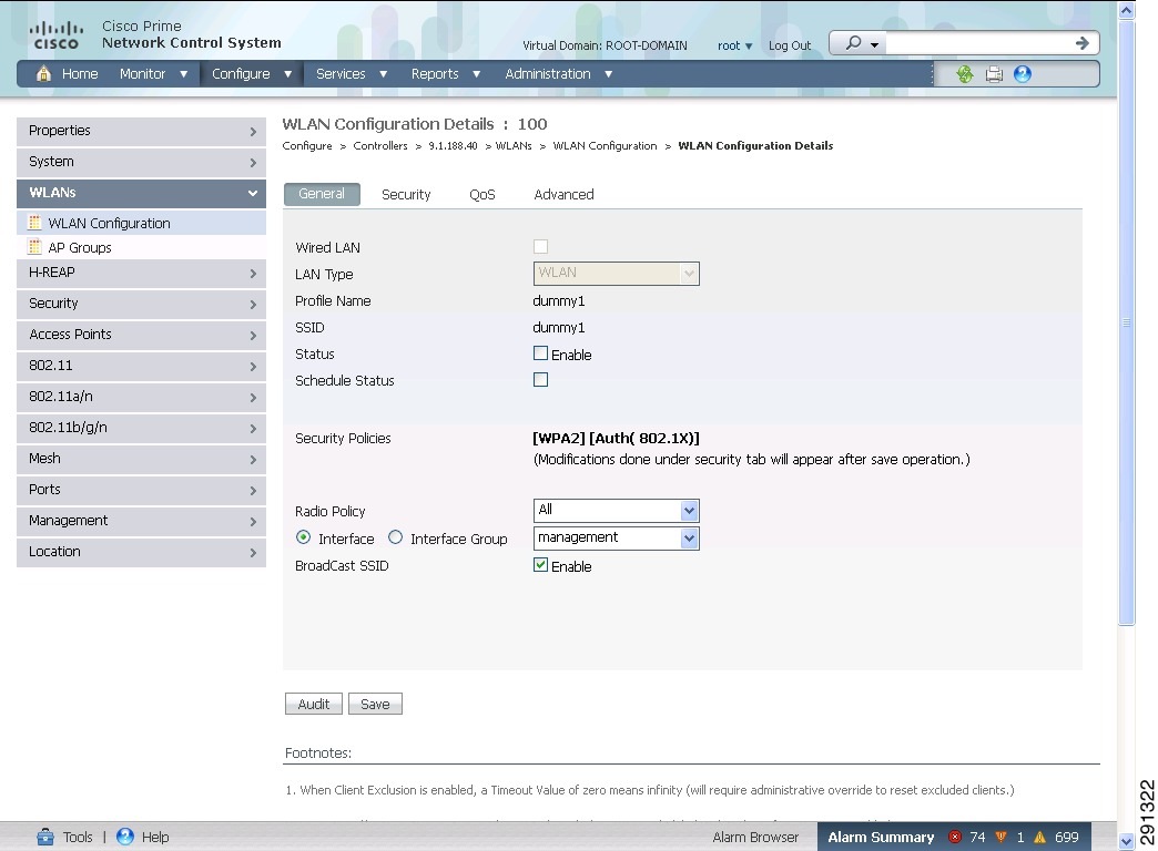 Cisco Prime Network Control System Configuration Guide, Release 1.0 ...