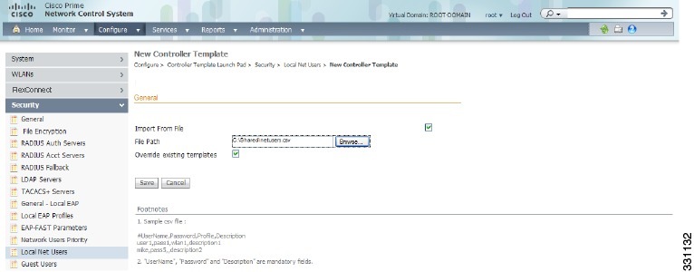 Cisco Prime Network Control System Configuration Guide, Release 1.1 - Chapter 11: Using ...