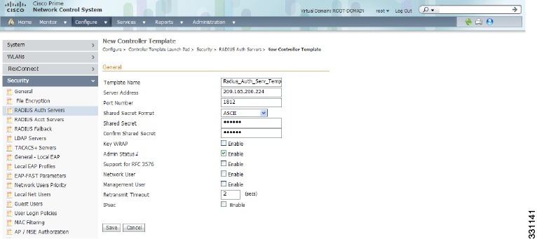 Cisco Prime Network Control System Configuration Guide, Release 1.1 ...