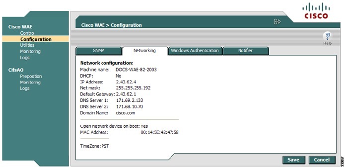 Cisco Wide Area Application Services Configuration Guide (Software Version 5.0.1) - Using the ...