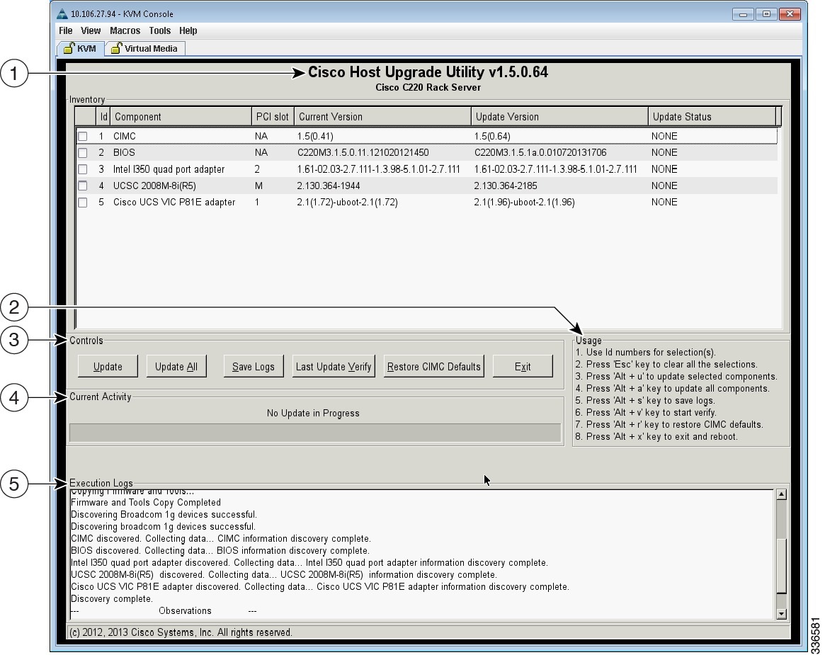 Cisco Host Upgrade Utility 1.5(1) ユーザ ガイド - Cisco Host Upgrade Utility の概要 [Cisco UCS C シリーズ ラック ...