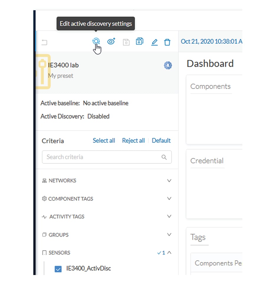 Cisco Cyber Vision GUI User Guide, Release 4.1.2 - Active Discovery ...